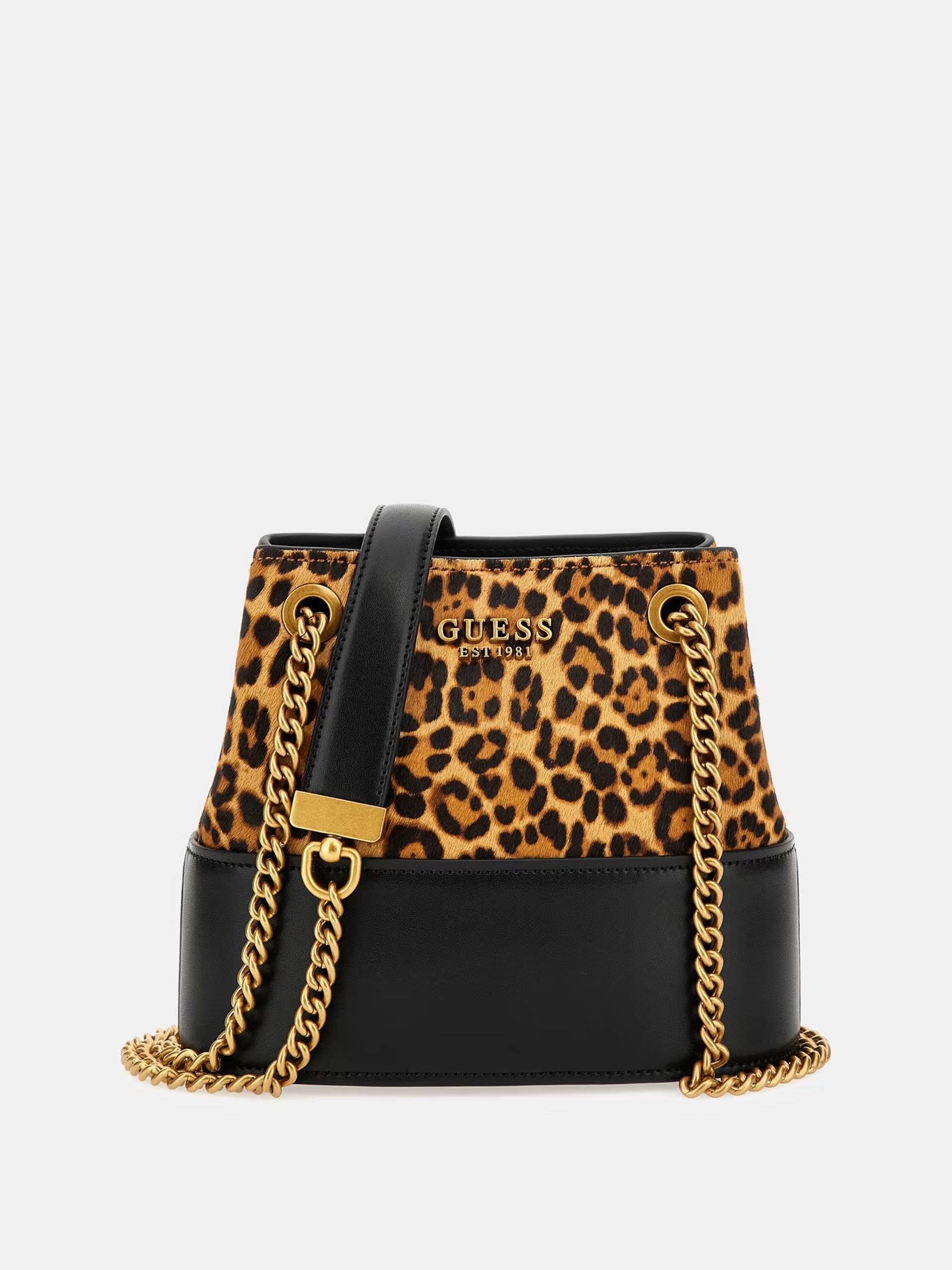 Iseline Bucket kabelka, Černá barva – GUESS | FADE