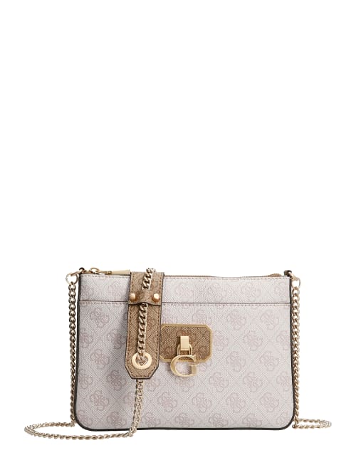 Alisa crossbody Guess | Béžová barva | FADE